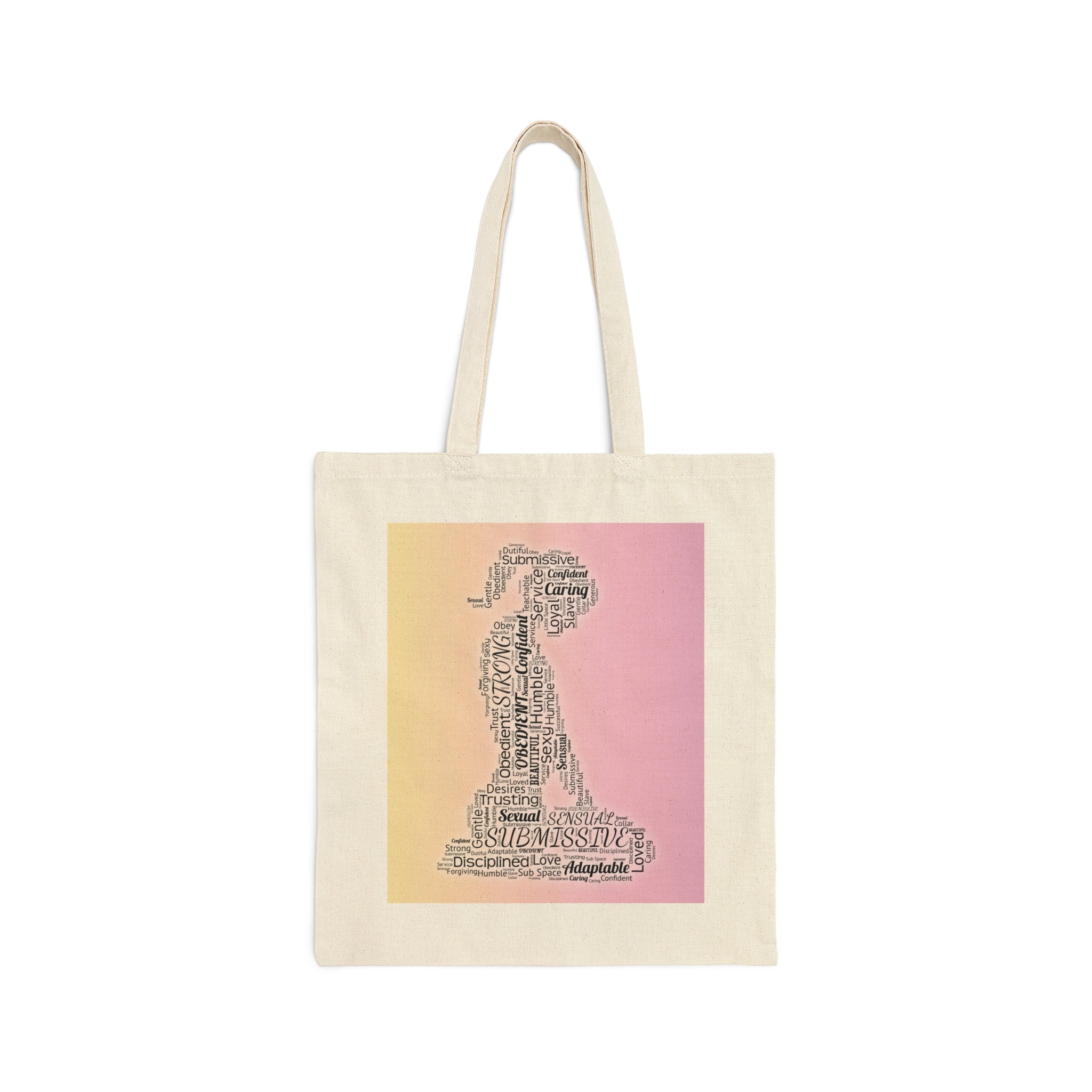 Submissive Word Art Tote – Captive Collars