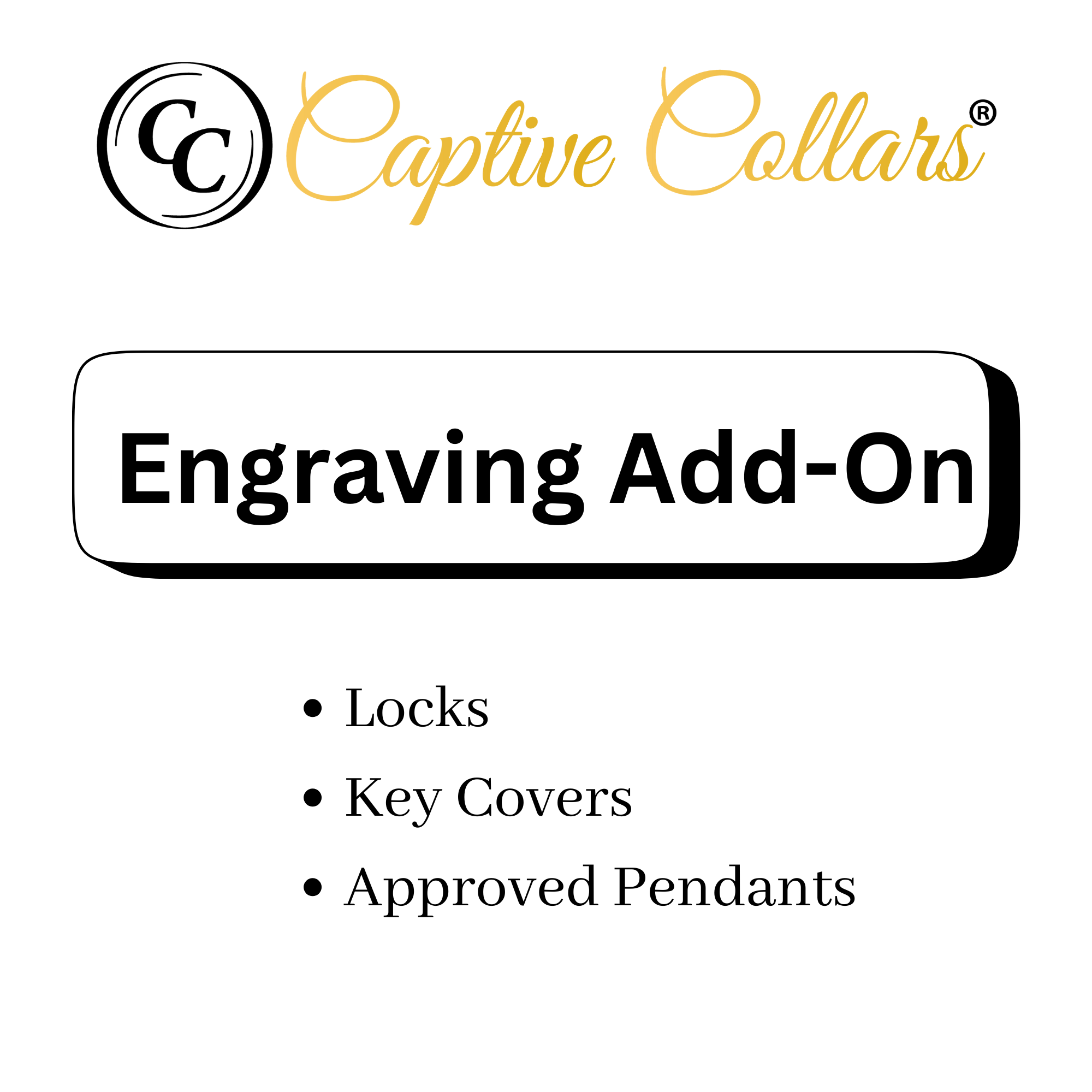 Personalized Items – Captive Collars
