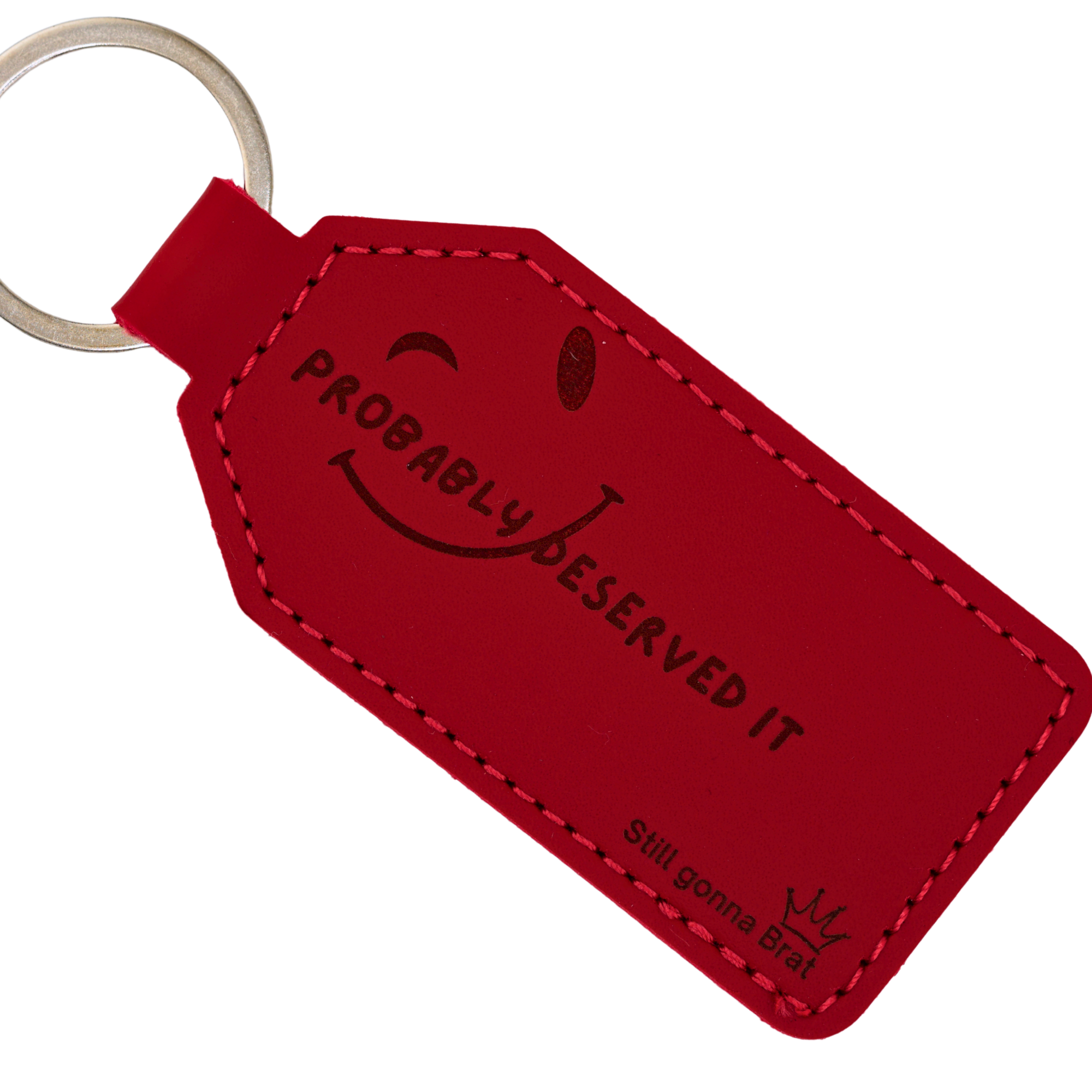 Still Gonna Brat Keychain | Bratty Crown Design – Captive Collars