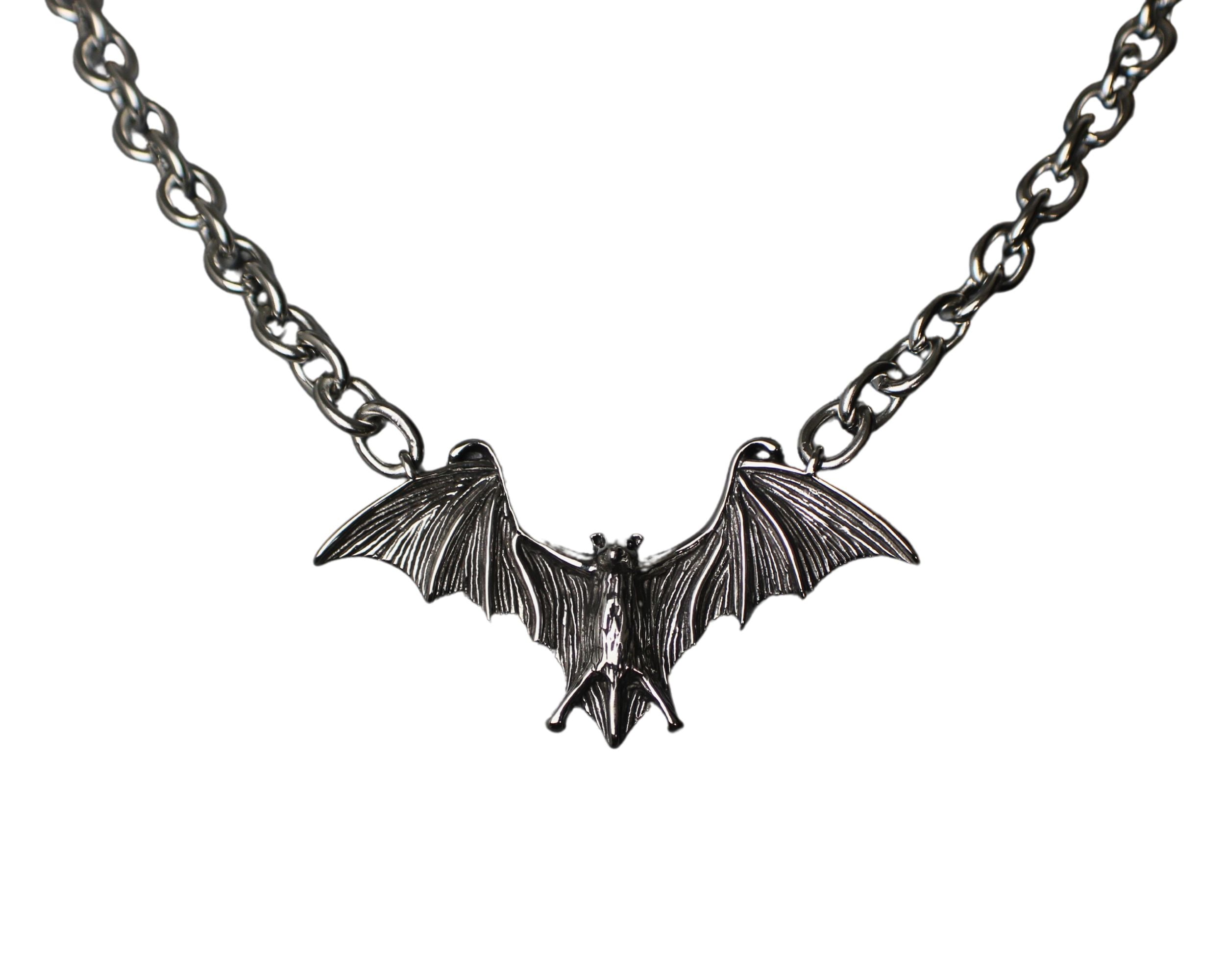 Bat Necklace - Sub Day Collar – Captive Collars