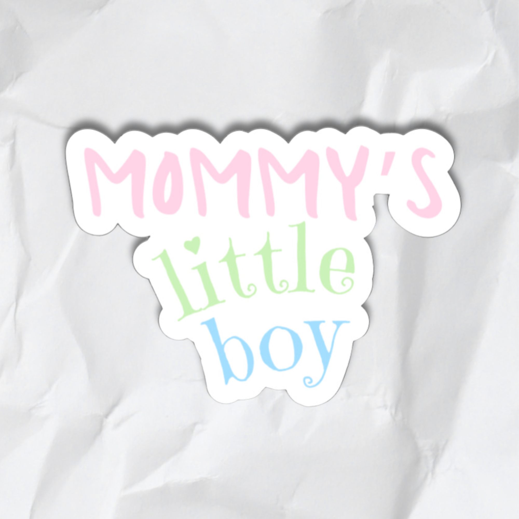 Mommy's Little Boy Sticker – Captive Collars
