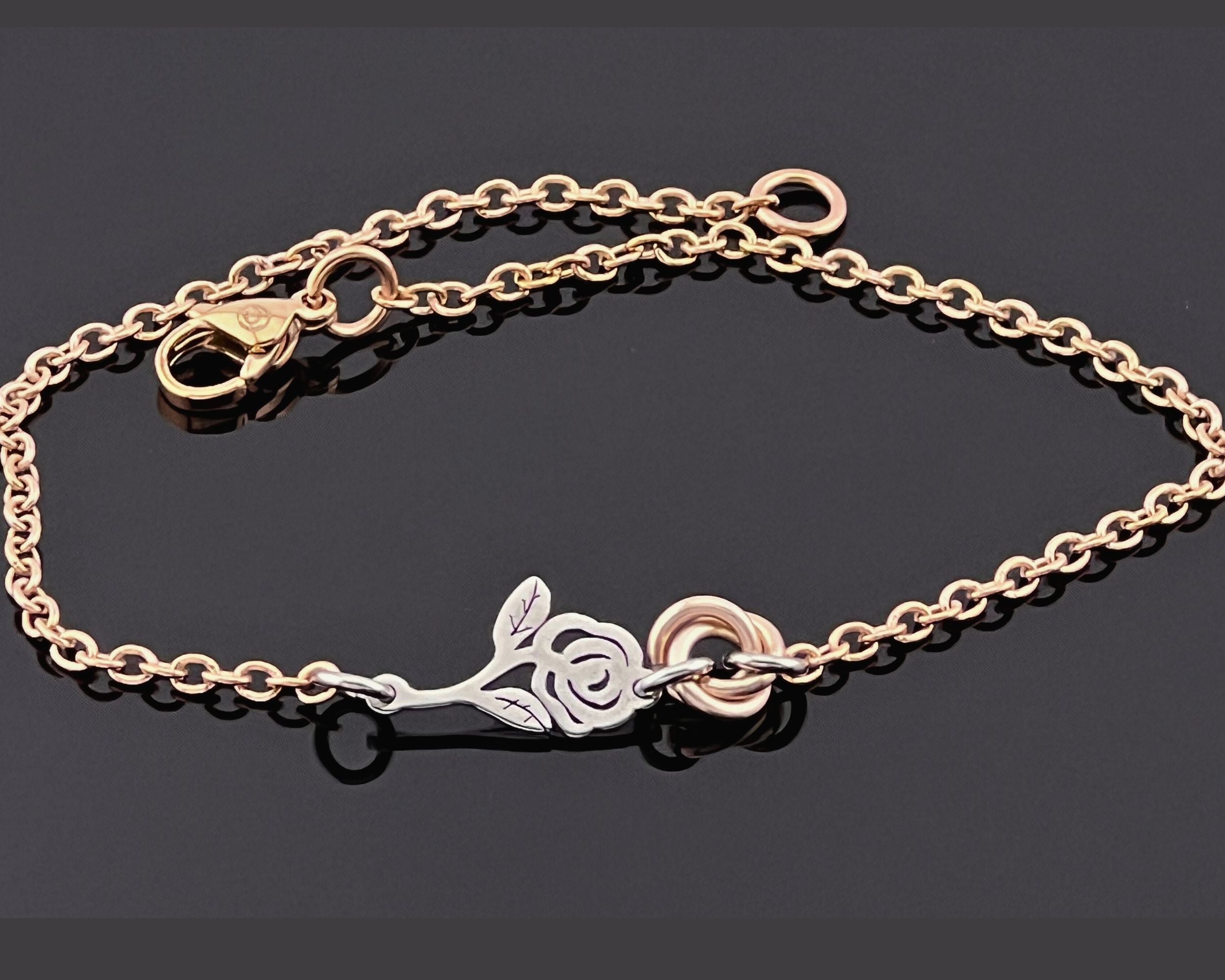 Rose Necklace, Custom Locking Jewelry, Lovers O Ring Collar – Captive ...