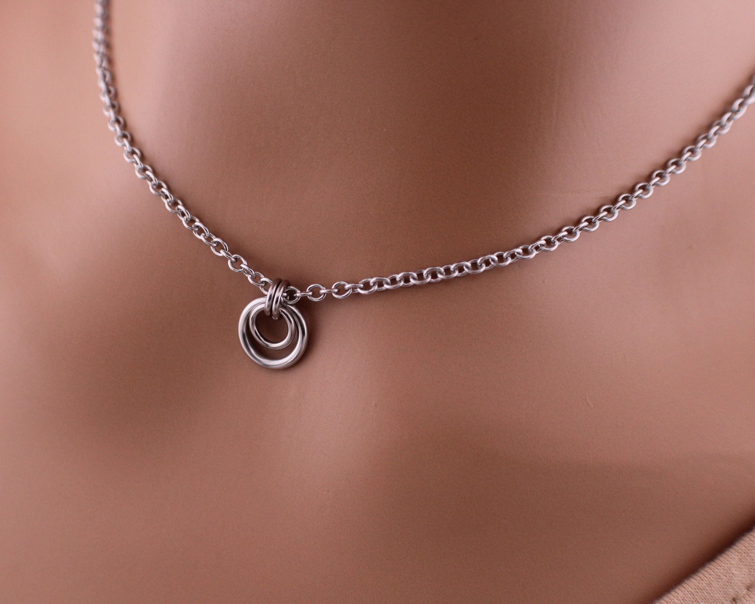 Micro O Ring Day Collar Submissive Necklace – Captive Collars